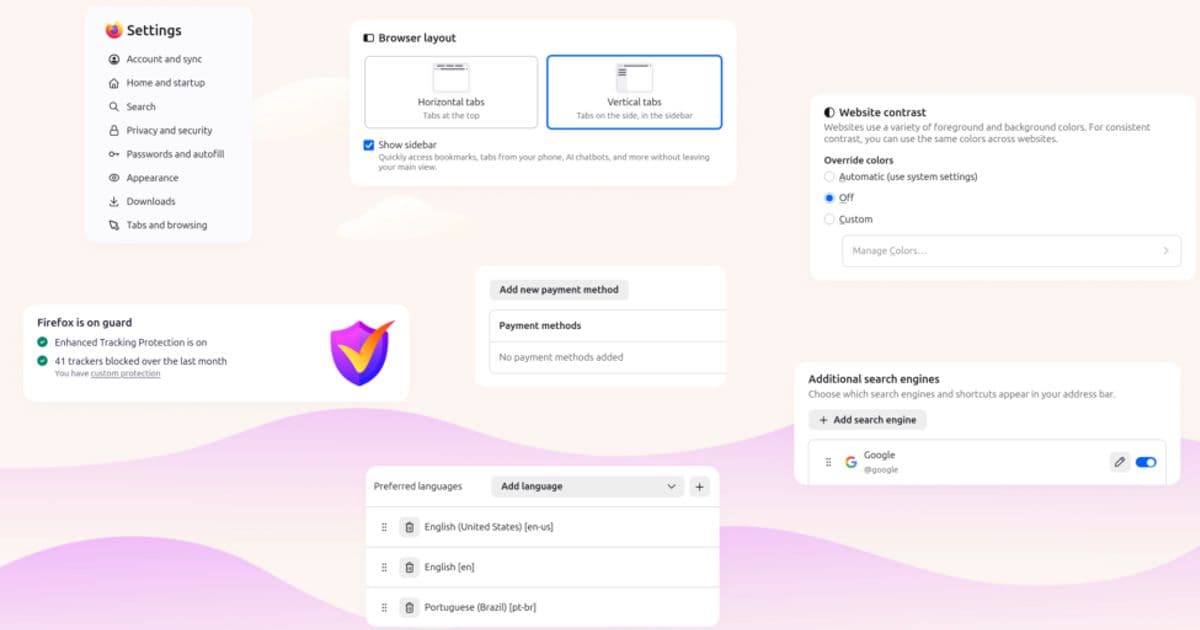 Mozilla 推出 Firefox 152，带来全新设置界面、JPEG XL 支持和更便捷的标签页静音功能